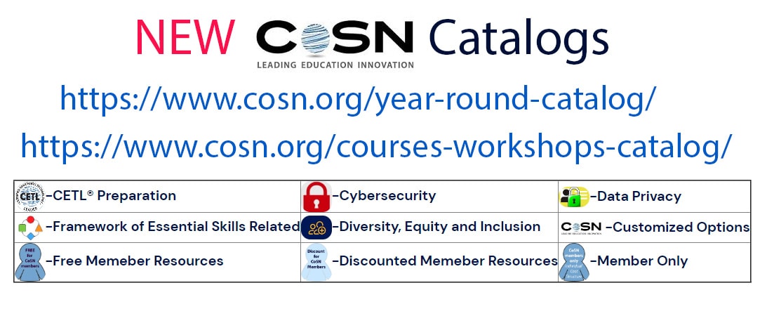 CoSN's Professional Learning Catalogs | CoSN