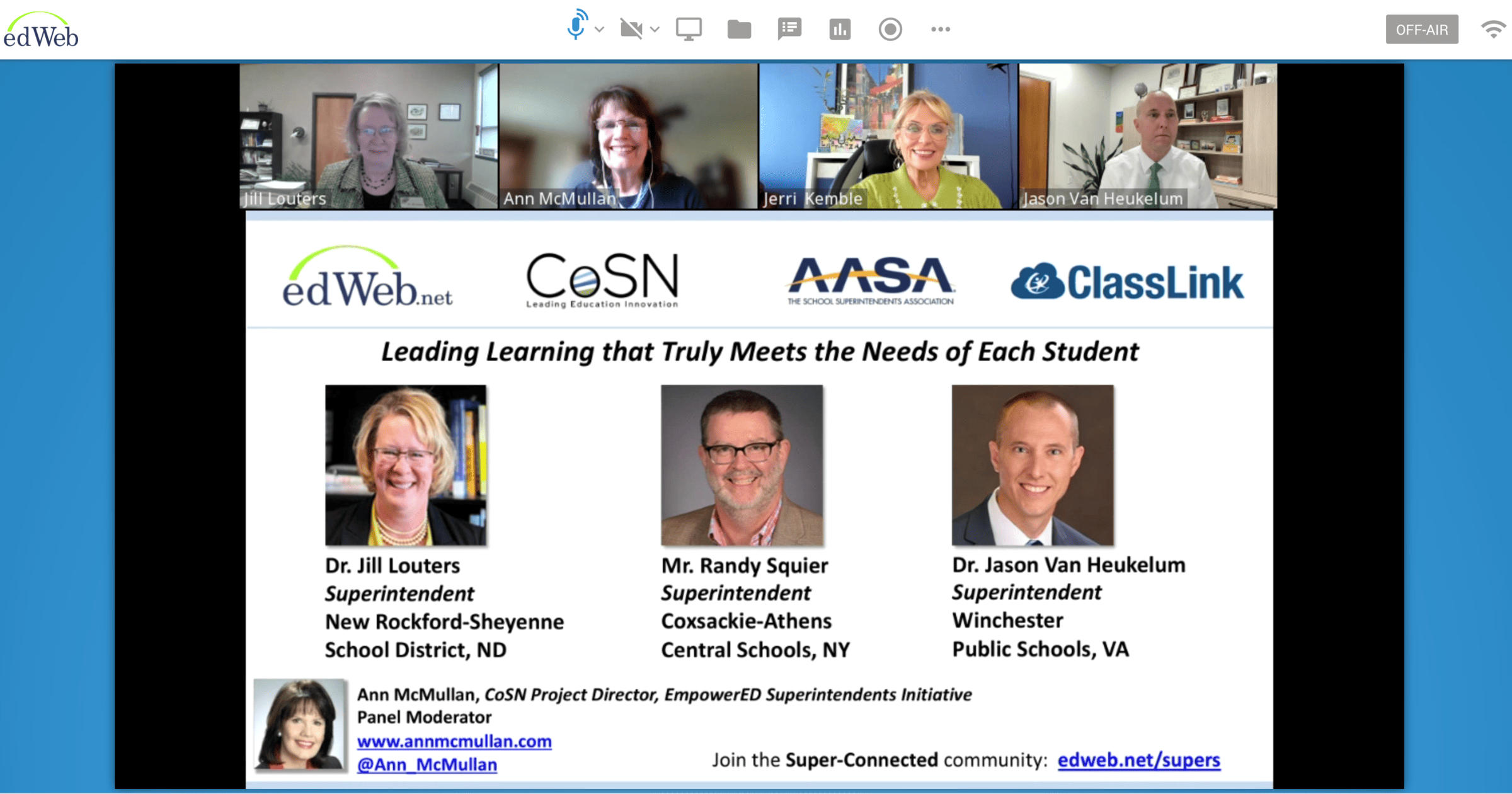 EmpowerED Superintendent edLeader Panel- EmpowerED Superintendent Leading Learning That Truly ...