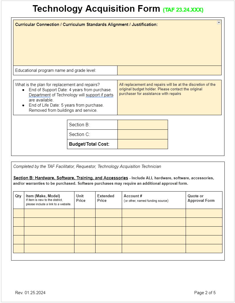 Designing a Technology Acquisition Process | CoSN