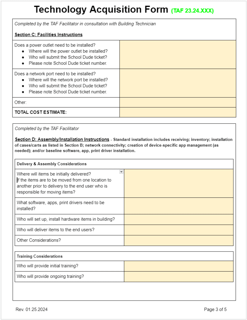 Designing a Technology Acquisition Process | CoSN