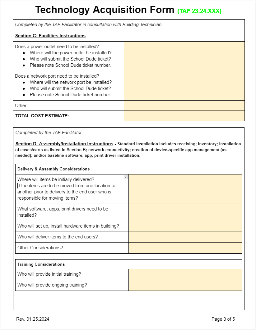 Designing a Technology Acquisition Process | CoSN