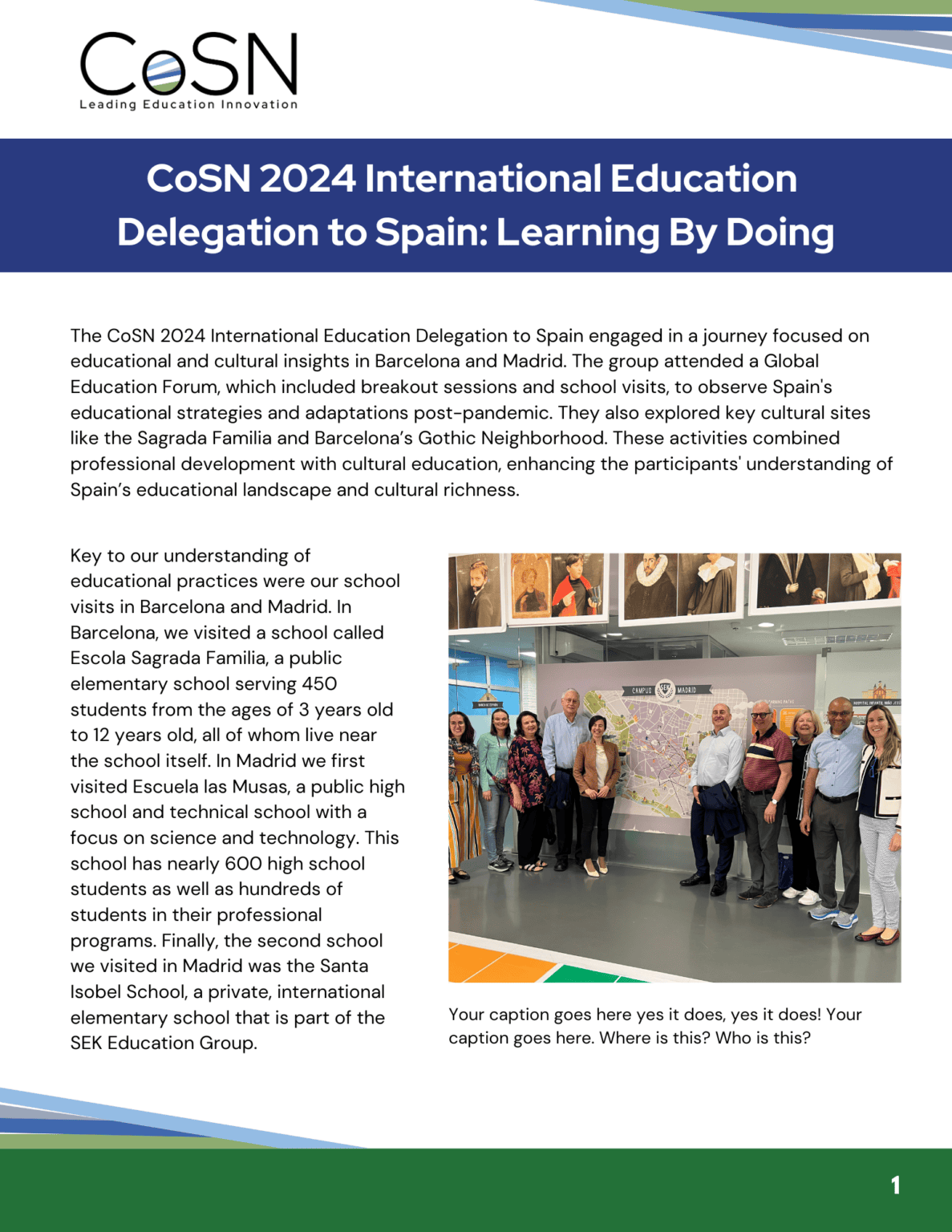 CoSN 2024 International Education Delegation to Spain: Learning By ...